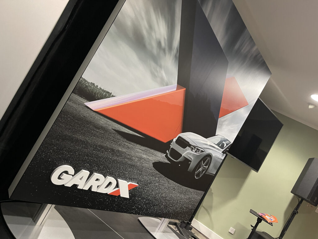 Gardx - Conference Signage at Goodwood Racetrack | Signstar Signs ...